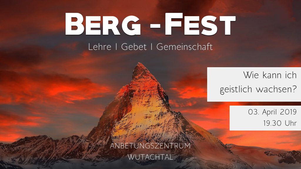 Nächstes Bergfest am Mittwoch, 3. April – Evangelische Kirchengemeinde ...