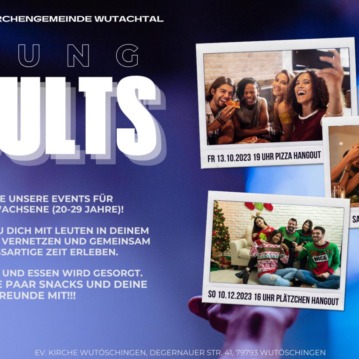 YOUNG ADULTS treffen sich wieder – Evangelische Kirchengemeinde Wutachtal