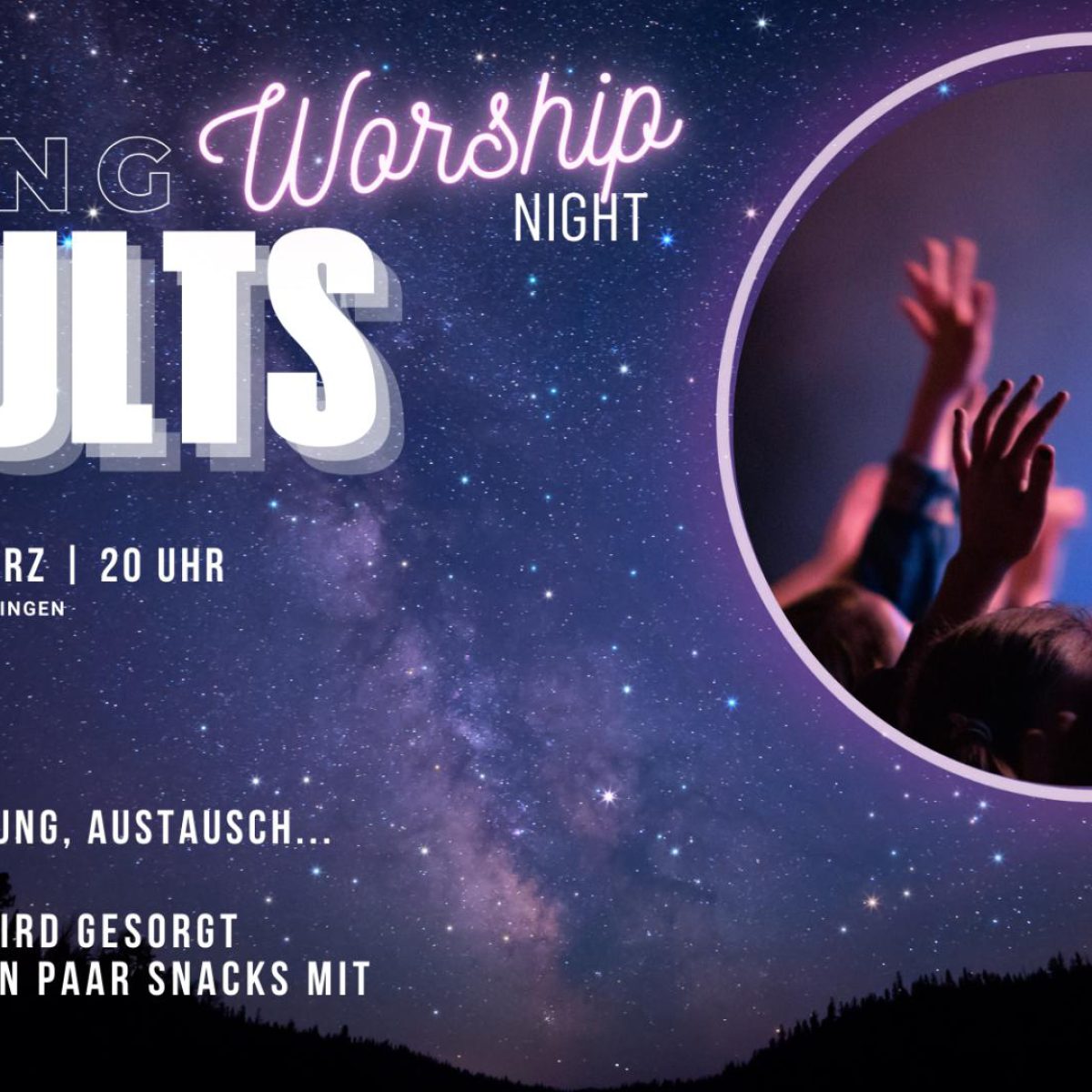 Young Adults Worship am Samstag, 9. März – Evangelische Kirchengemeinde Wutachtal
